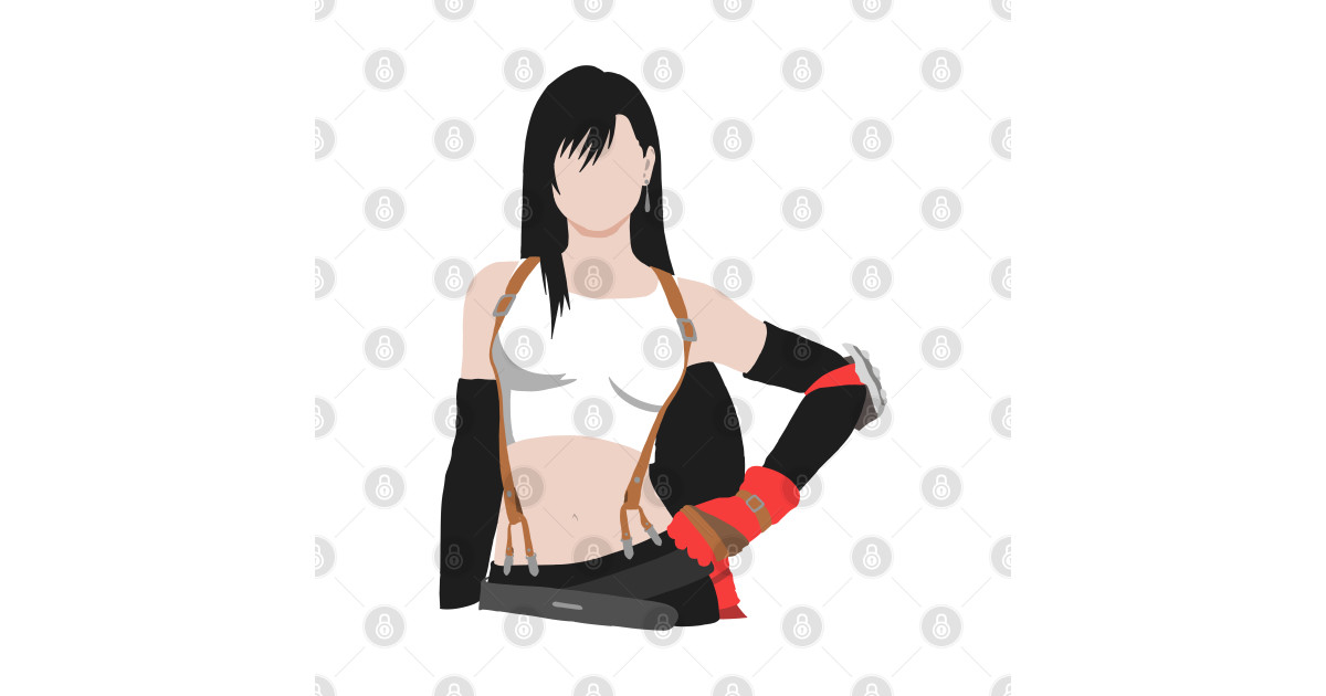 Beautiful Tifa Lochkhart Minimalist - Tifa - T-Shirt | TeePublic