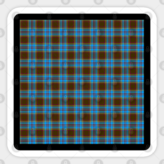 Anderson Plaid Tartan Scottish - Plaid Tartan Scottish - Sticker ...