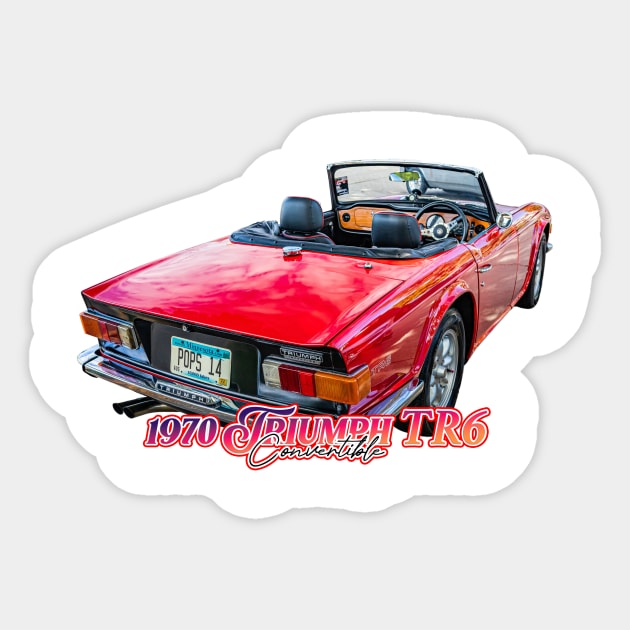 1970 Triumph TR6 Convertible - 1970 Triumph Tr6 Convertible - Sticker ...