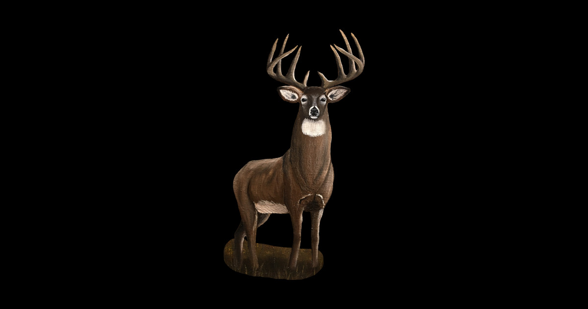 Whitetail Deer Graphic - Whitetail Deer - Sticker | TeePublic