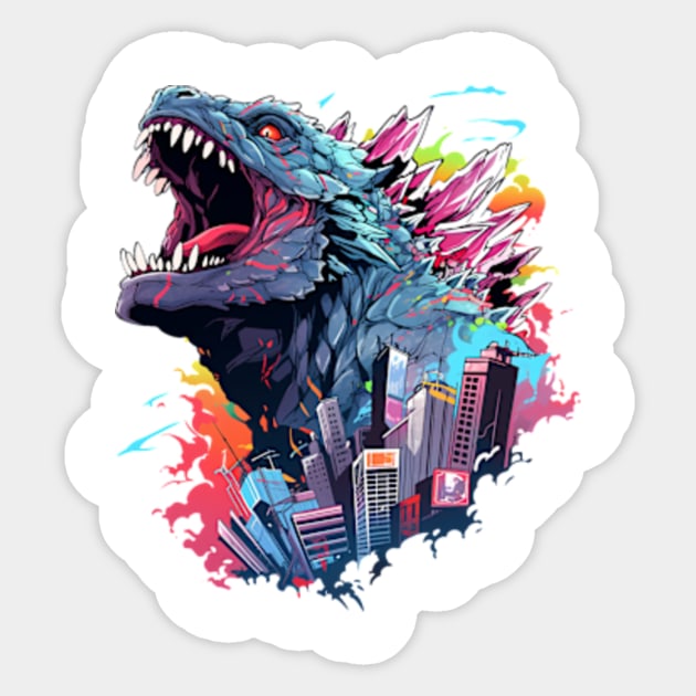 godzilla - Godzilla - Sticker | TeePublic