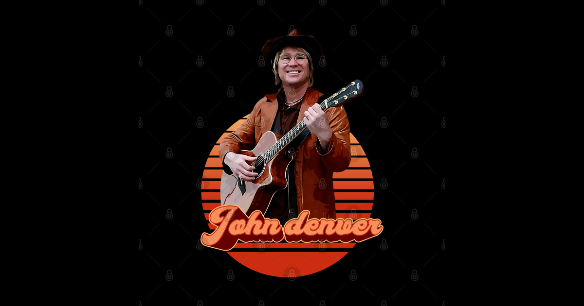 John Denver - John Denver - Sticker | TeePublic