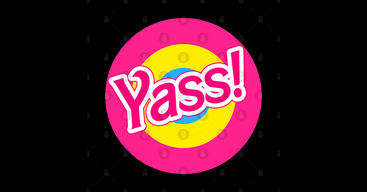 Yass - Pan Target - Pan Pride Flag - Bullseye - Pan Pride - Sticker ...