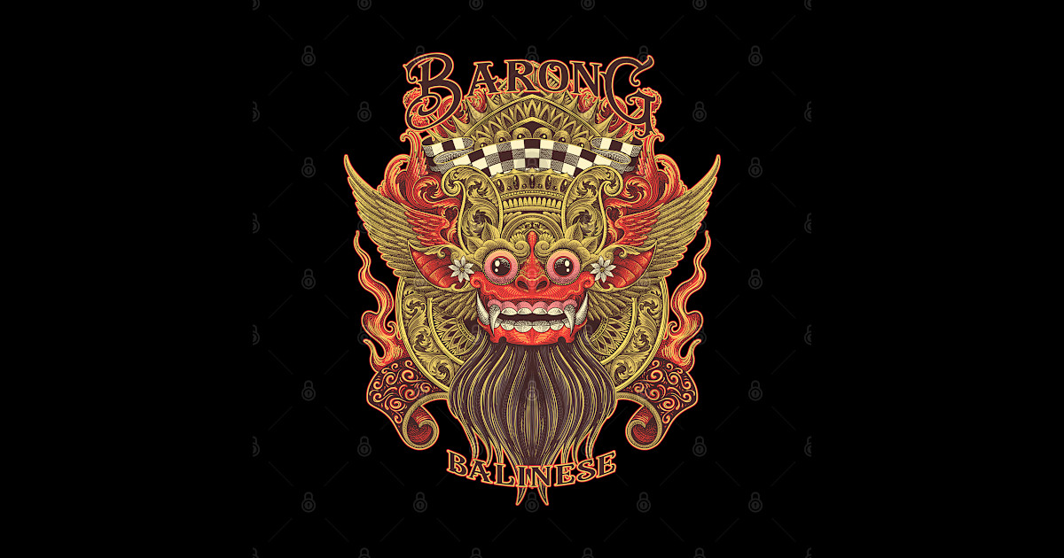 Barong Balinese - Barong - Sticker | TeePublic