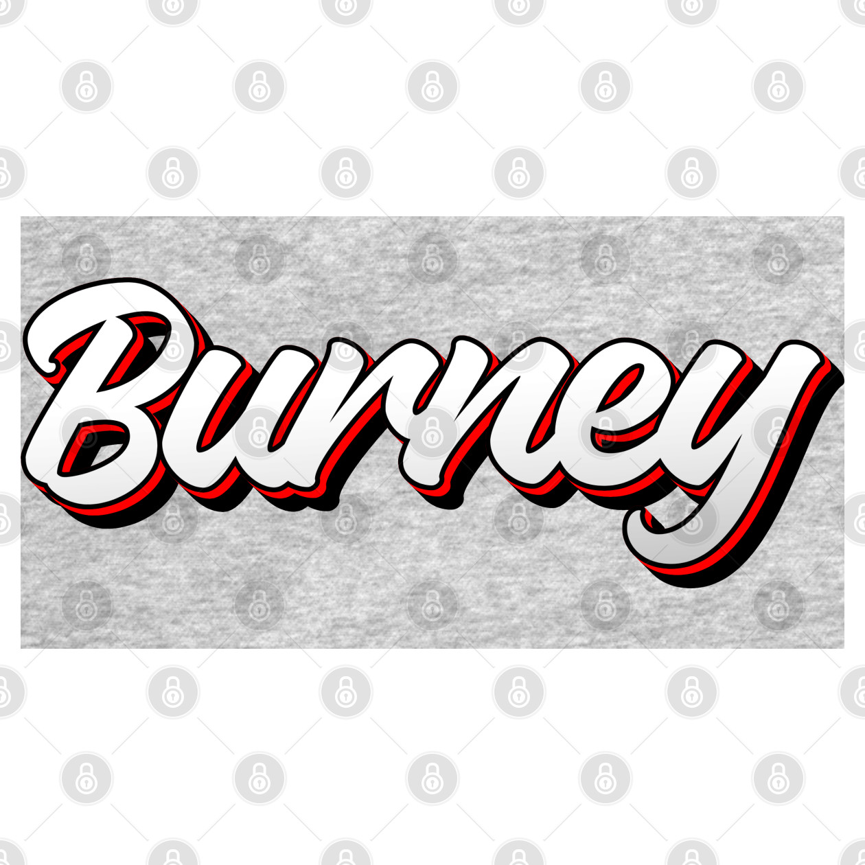 Burney name - cool 70s retro font - Burney Name Cool 70s Retro Font - T ...