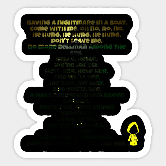 The maw Veronica poem - Little Nightmares - Sticker | TeePublic