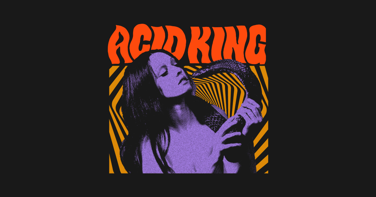 Acid King Classic Doom Metal Art - Acid King - T-Shirt | TeePublic