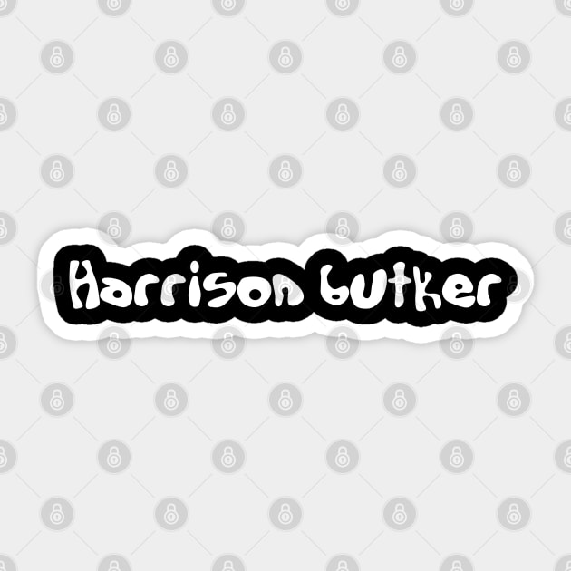 Harrison butker kansas city helmet font - Harrison Butker - Sticker ...