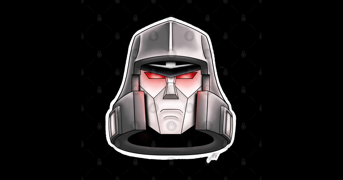 Megatron’s Face - Megatron - Posters and Art Prints | TeePublic