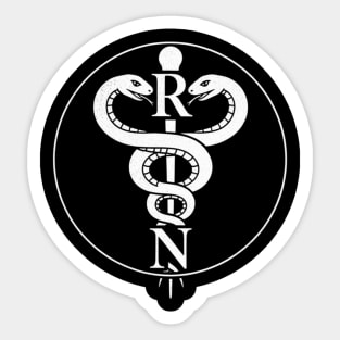 Rsn Caduceus Symbol Stickers for Sale | TeePublic