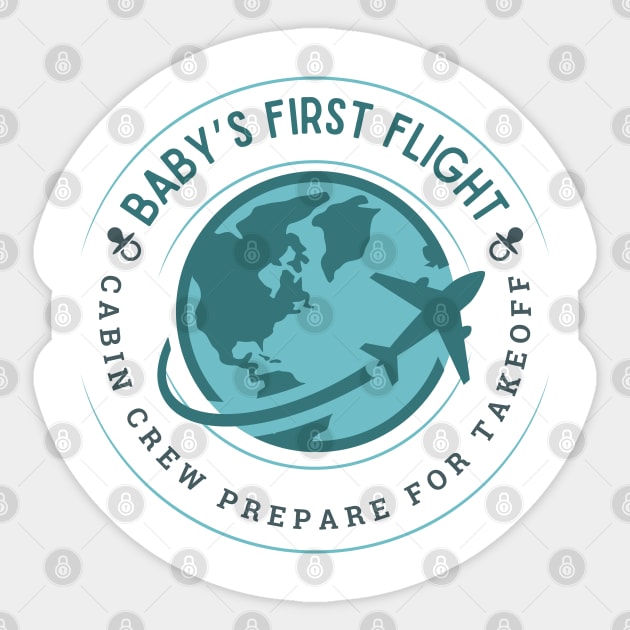 Cabin crew prepare for take off. Baby’s first flight - Babys First ...