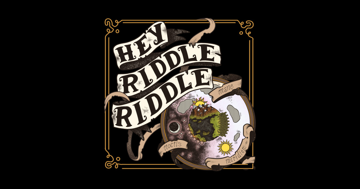Hey Riddle Riddle logo - Hey Riddle Riddle - T-Shirt | TeePublic