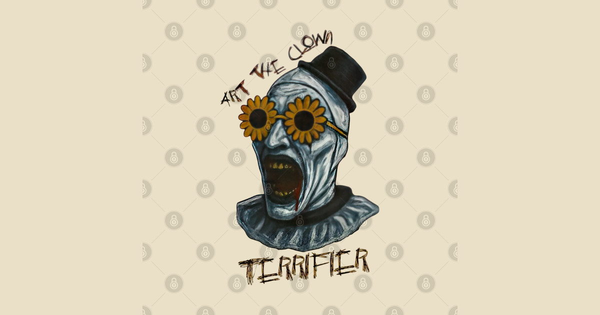 Art the Clown Terrifier Creepy Killer Halloween Graphic - Halloween - T ...