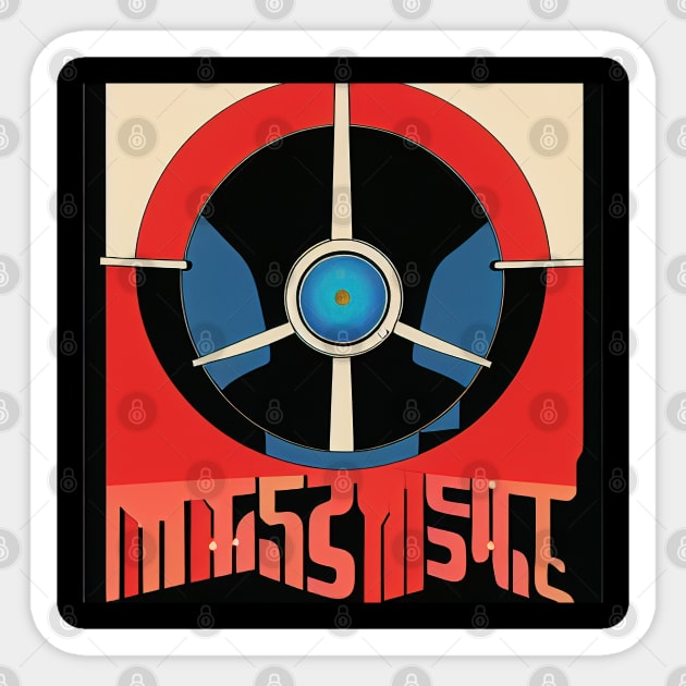 Vintage Sci-Fi Alien Poster - Vintage Sci Fi Alien - Sticker | TeePublic