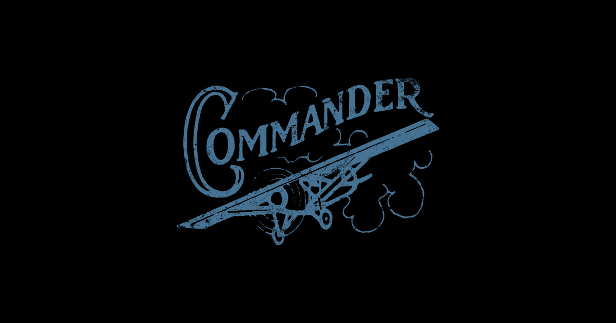Commander - Aviation - Sticker | TeePublic