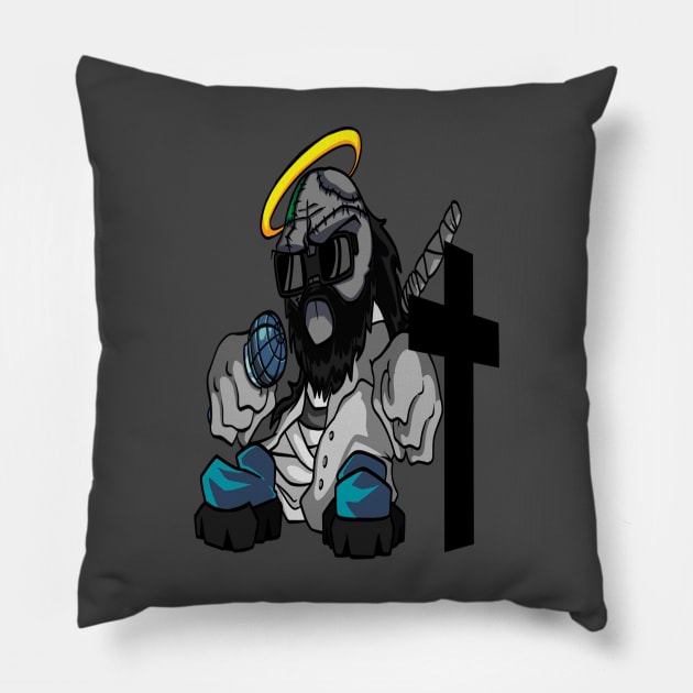 Yisus FNF (Friday Night Funkin) - Yisus Fnf - Pillow | TeePublic