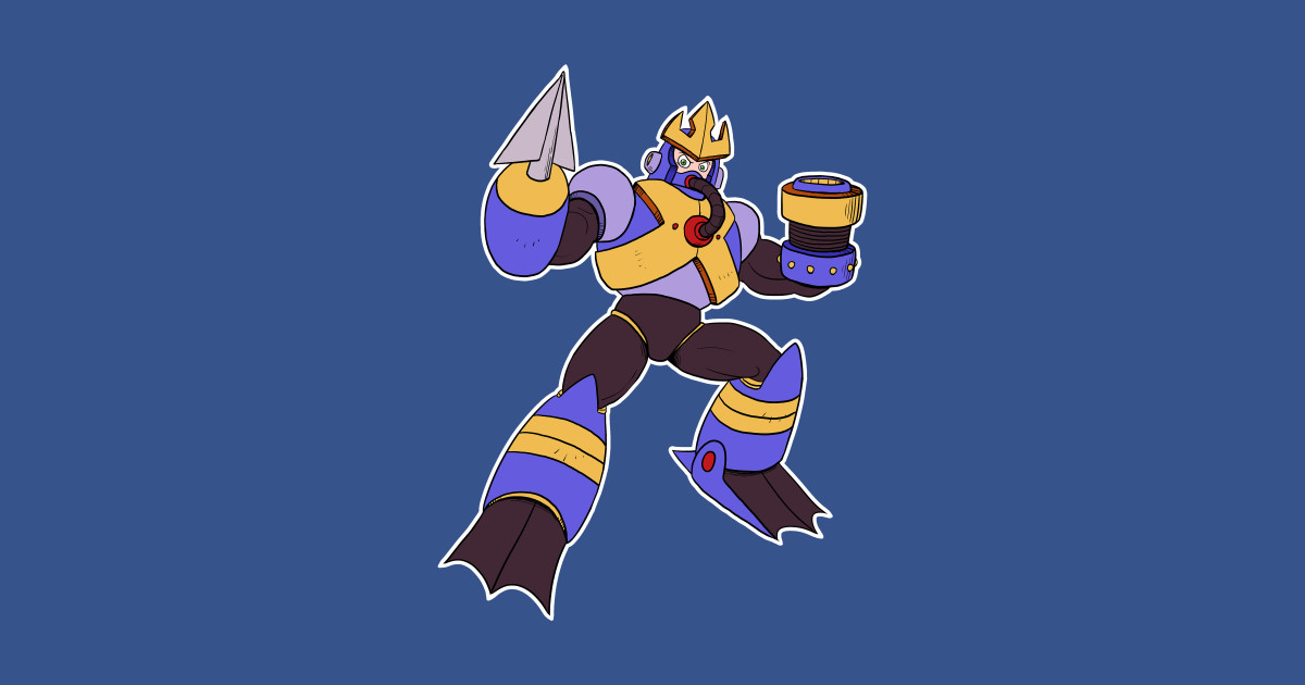 RUBY SPEARS WAVE MAN - Mega Man - T-Shirt | TeePublic