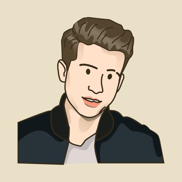 carlie puth cartoon simple - Cartoons - T-Shirt | TeePublic