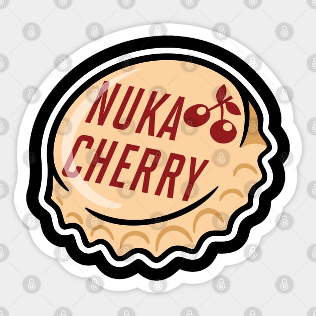 Nuka Cherry Cap - Nuka Cherry Cap - Sticker | TeePublic