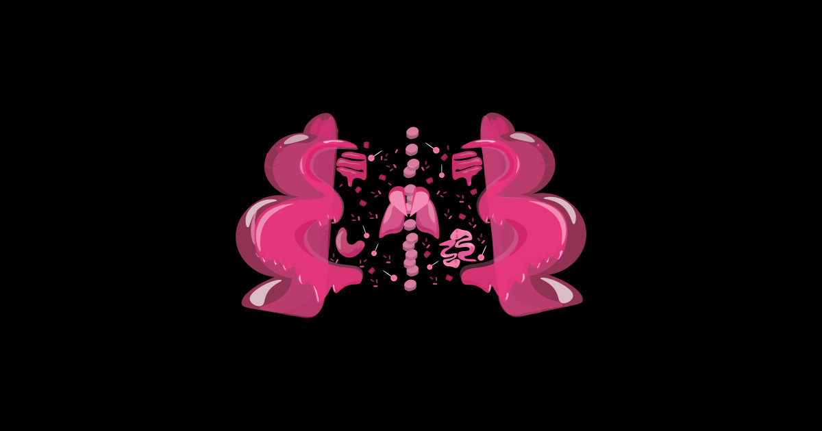 Exploded View Gummy Bear - Gummy Bear - Sticker | TeePublic