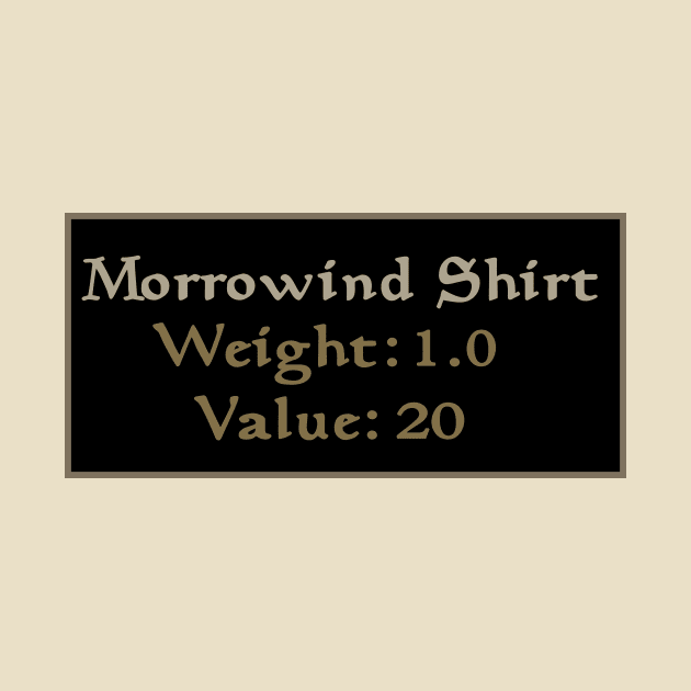 Morrowind - Morrowind - T-Shirt | TeePublic
