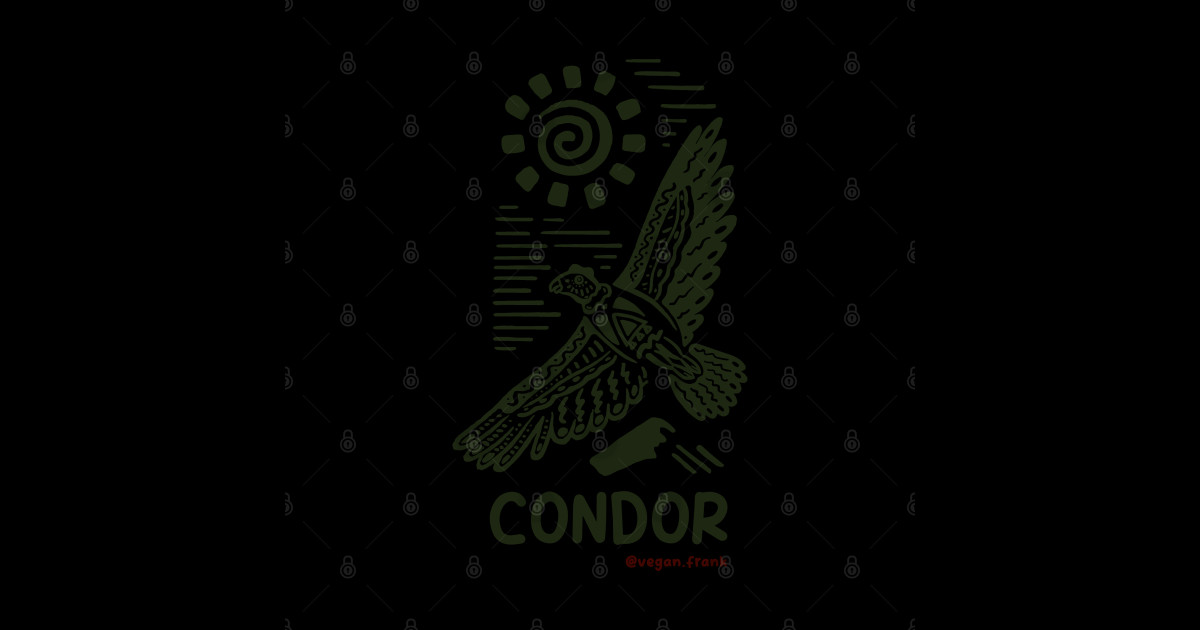 Animals from the Americas - Condor - Wildlife - Sticker | TeePublic