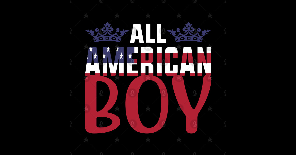 All American Boy - Independence Day - Sticker | TeePublic