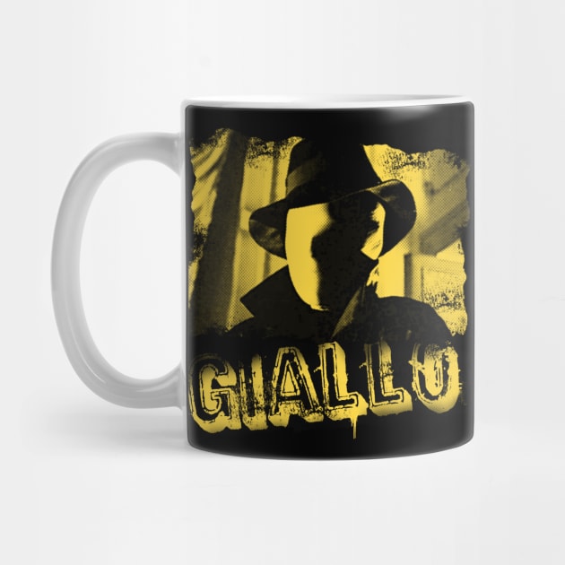 Giallo TShirt Retro 70s Italian Horror Film Distressed Look - Giallo ...