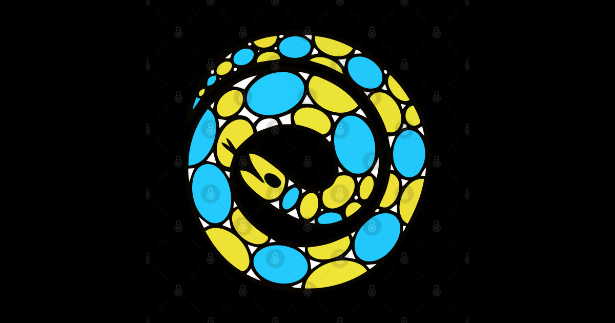 Coiled Snake - Snake - Sticker | TeePublic