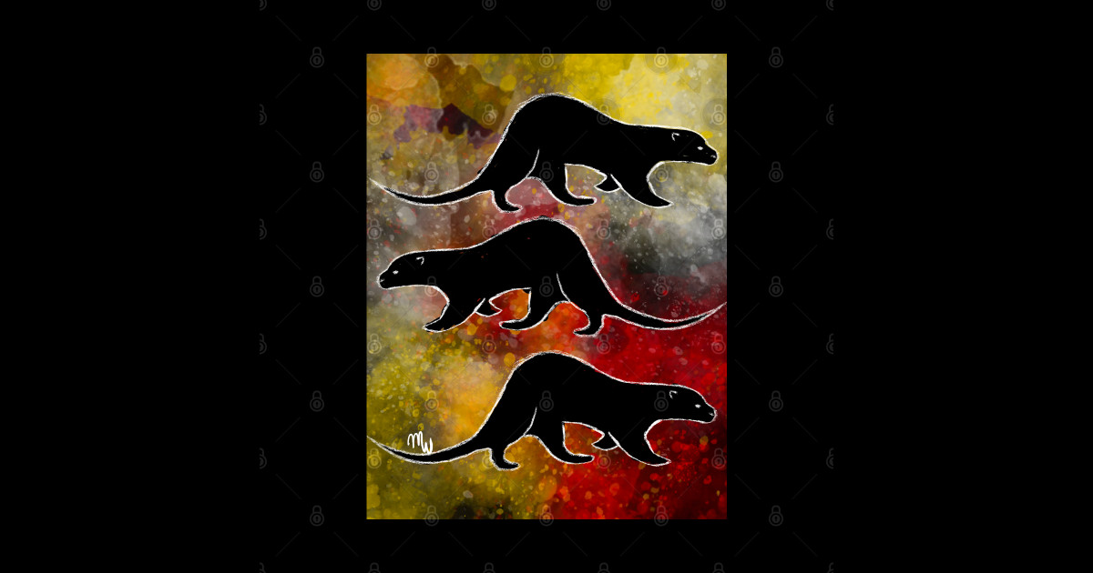 Oshaanaathè (Otter clan) - Indigenous Designs - Sticker | TeePublic