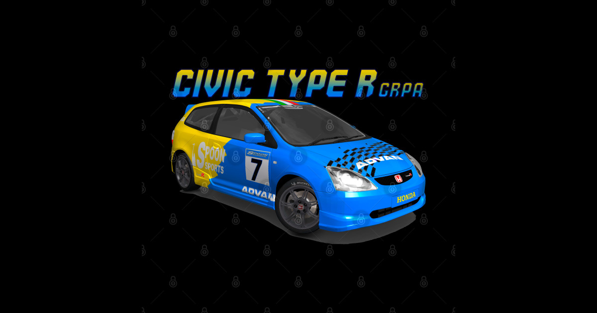 Civic Type R - Civic - Sticker | TeePublic