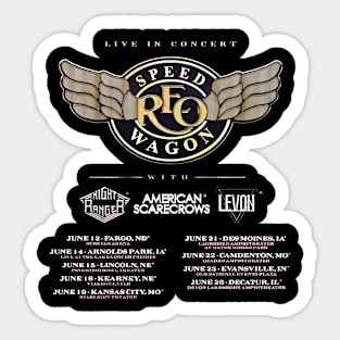 Reo Rock Band Speedwagon Stickers for Sale | TeePublic