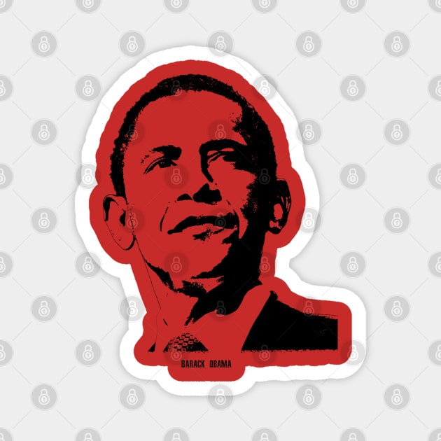Barack Obama Portrait Pop Art - Obama - Magnet | TeePublic