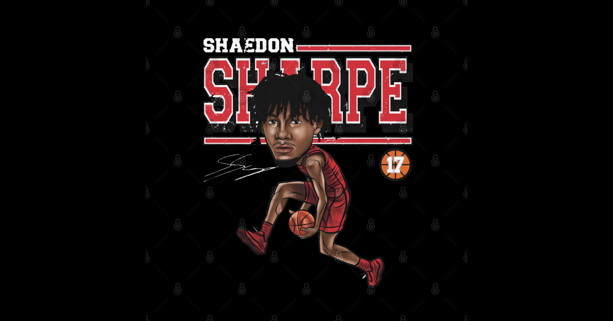 Shaedon Sharpe Portland Cartoon - Shaedon Sharpe - Posters and Art ...