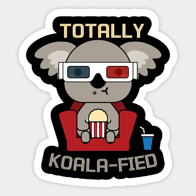 Totally Koalafied koala kawaii - Koala - Sticker | TeePublic