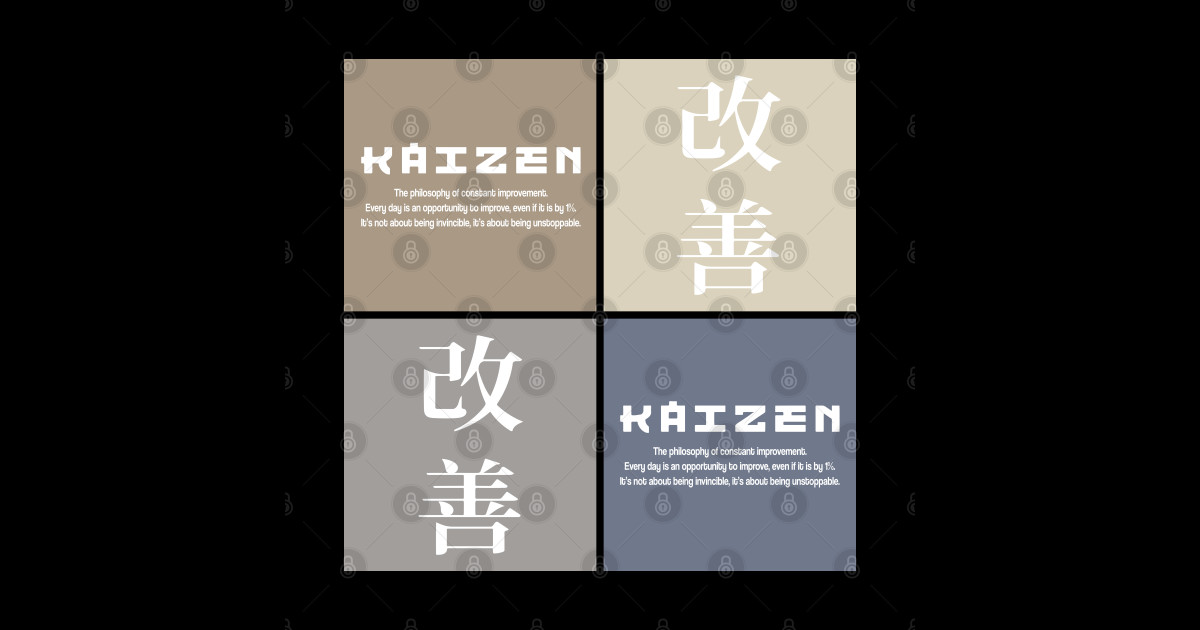 Japanese Kanji Kaizen Japan Lover Pop Art Symbol Vintage 494 - Pop Art ...