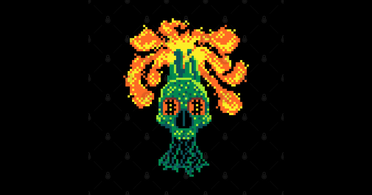 Skull of Satoshi Bitcoin Pixel Art - Bitcoin - Sticker | TeePublic