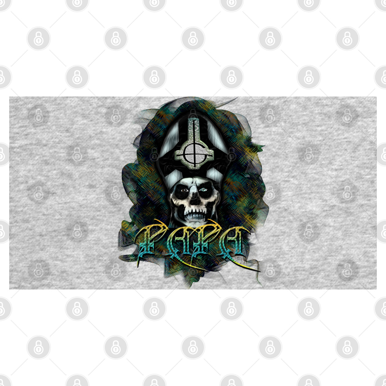 EVIL SKULL POPE - Skulls - T-Shirt | TeePublic