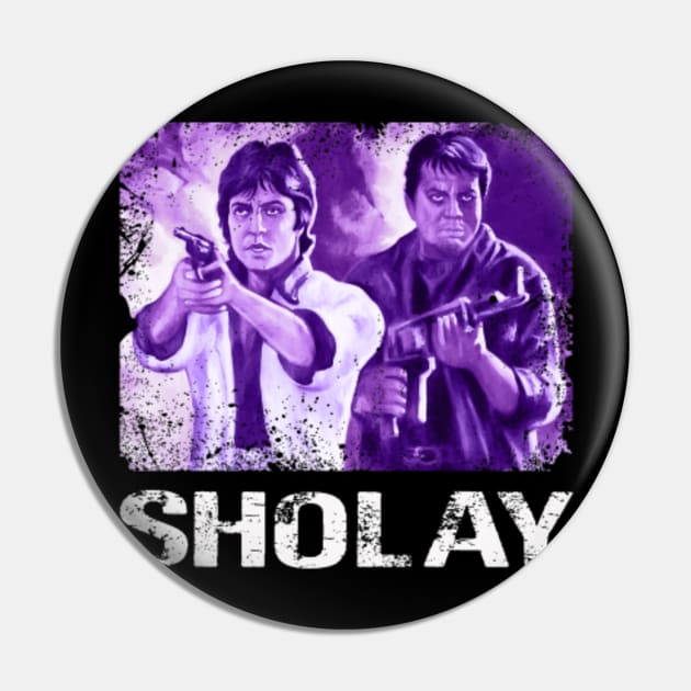 Basanti's Iconic Horse Dance in Sholays - Sholays - Pin | TeePublic