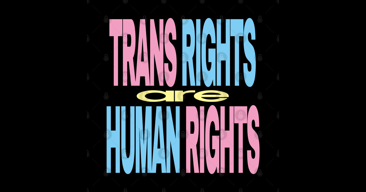 Trans Rights Are Human Rights - Trans Rights Are Human Rights - Sticker ...