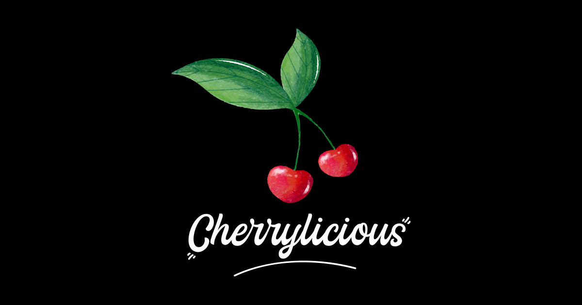 Cherrylicious , Cherry fruit , Cherry Blossom - Cherrylicious - Sticker ...