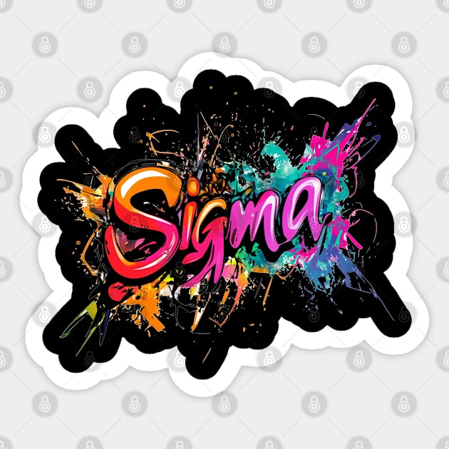 The SIGMA World - Sigma - Sticker | TeePublic