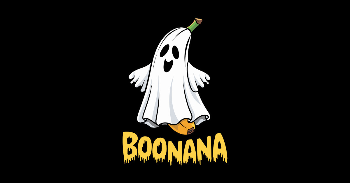 Boonana Ghostly Banana Halloween - Halloweenshirt - Posters and Art ...