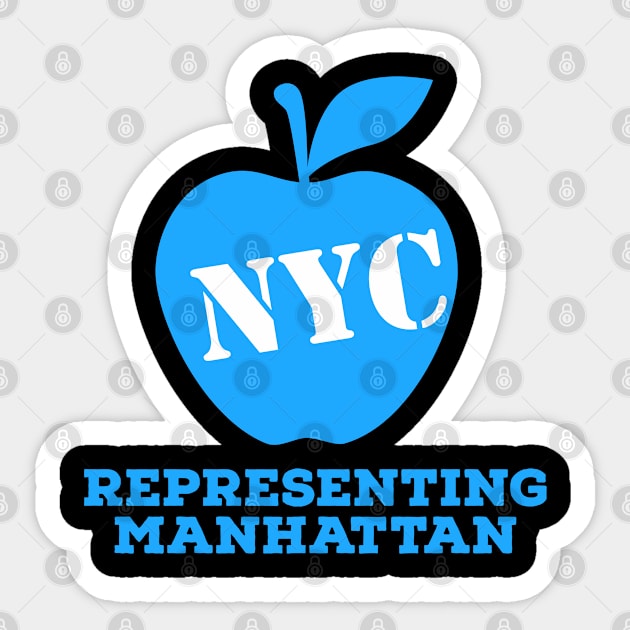 New York City Manhattan - Nyc - Sticker | TeePublic