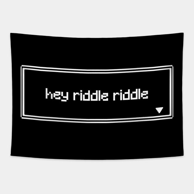 Hey Riddle Riddle Pixel - Hey Riddle Riddle - Tapestry sold by Veda ...