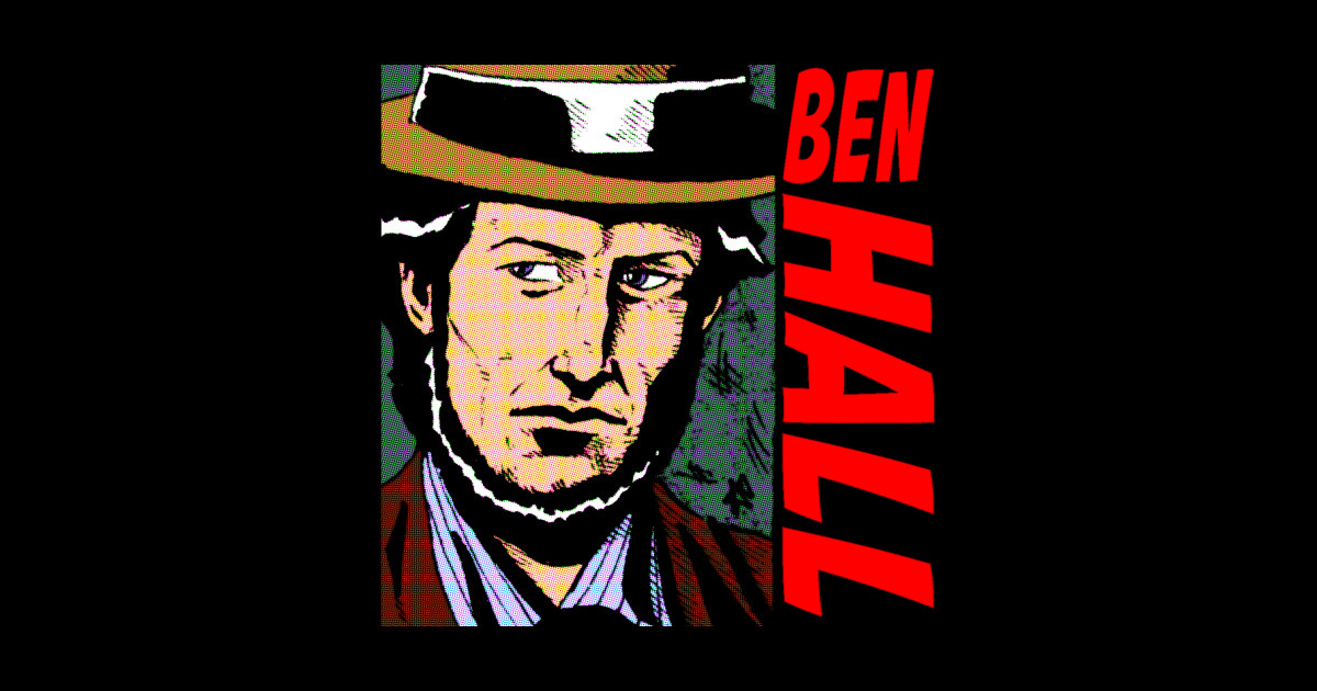 Ben Hall - Ben Hall Bushranger - Sticker | TeePublic