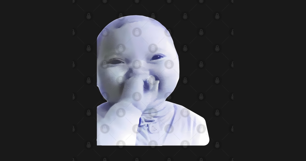 Viral AI Baby Laughing Meme - Cute Baby - T-Shirt | TeePublic