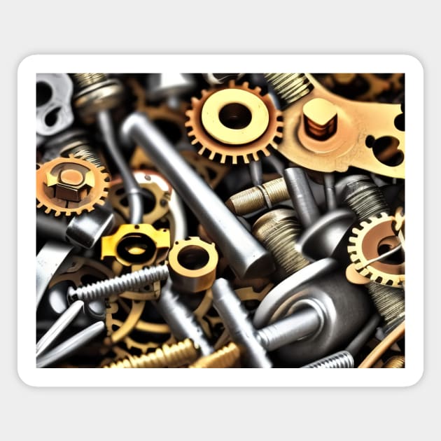 Nuts and Bolts - Diy - Sticker | TeePublic
