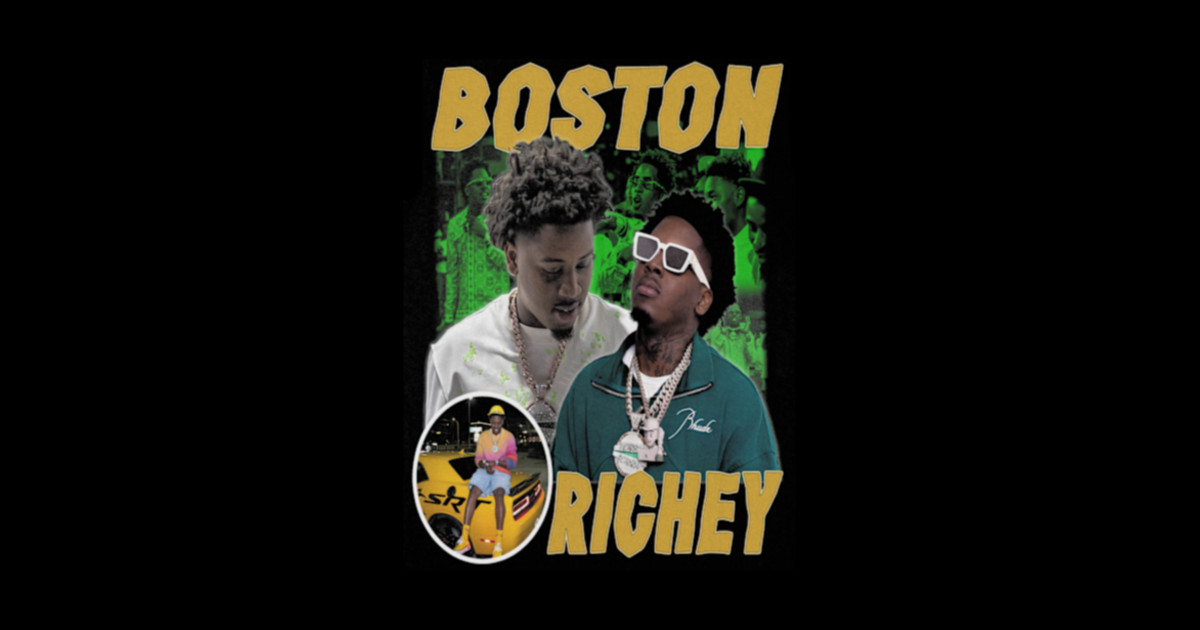 Boston Richey Vintage Bootleg - Rapper - Sticker | TeePublic