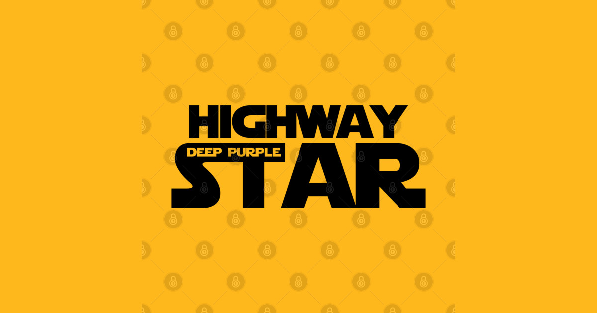 Highway star DP - Highway Star - T-Shirt | TeePublic